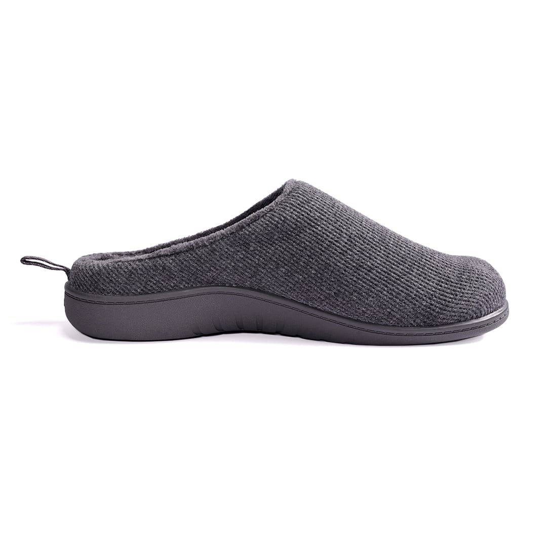 Mens Slipper - Grey - Footlogics