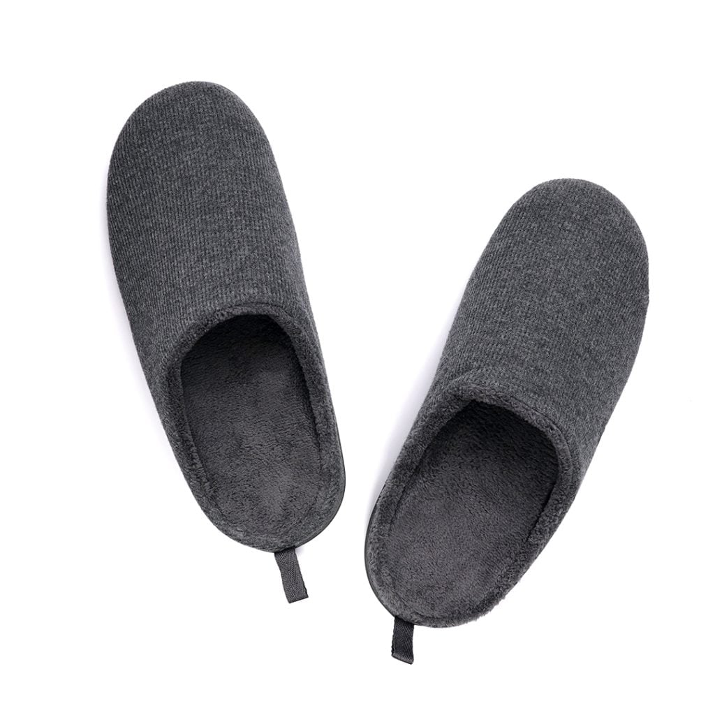 Mens Slipper - Grey - Footlogics