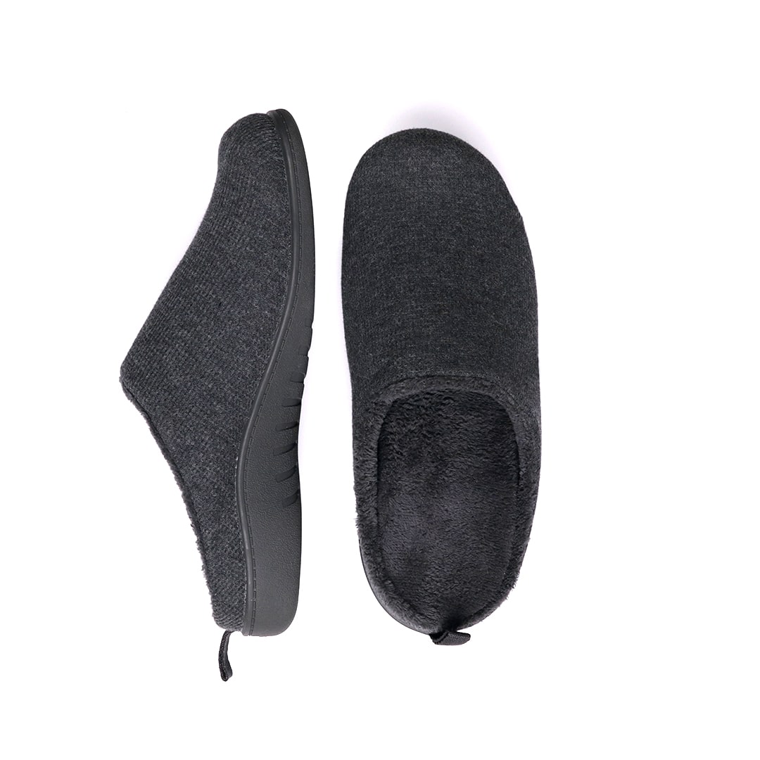 Mens Slipper - Grey - Footlogics