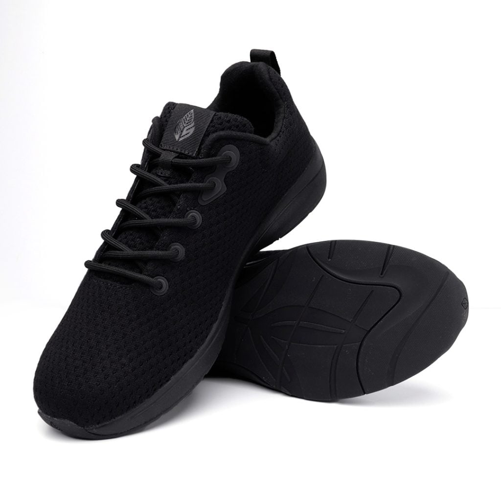 Green Steps - Unisex Black/Black - Footlogics